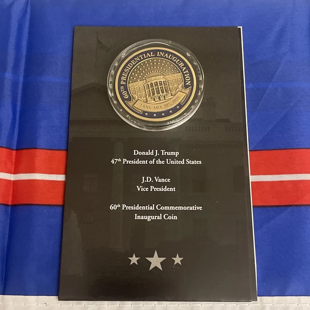 DONALD J. TRUMP J.D. Vance 2025 Presidential Inaugural Commemorative ...