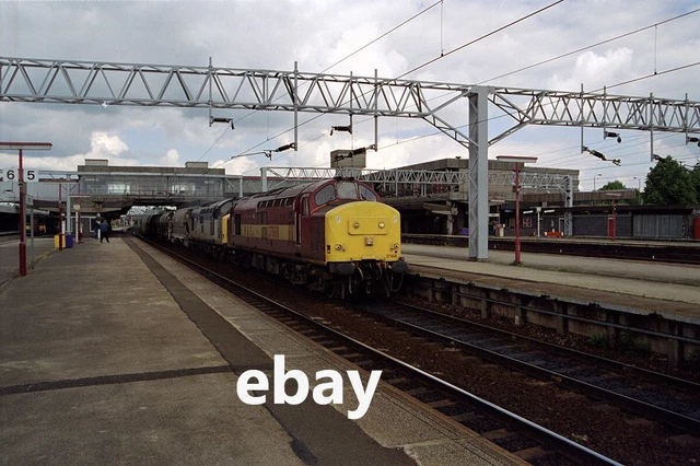 35MM COLOUR RAILWAY Negative Class 37's 37668 and 37696 at Stafford £1. ...