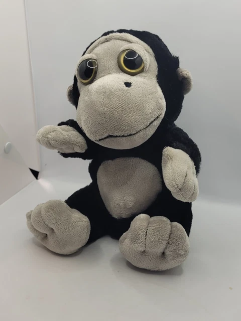 CUDDLE TIME BIG Eyed Monkey Chimpanzee 10"Plush Cuddly Soft Toy Monkey ...
