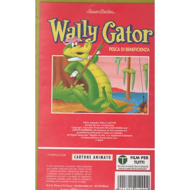 GATOR WALLY, PÊCHE De Charité VHS Hanna Barbera Univideo - 21299 Fermé ...