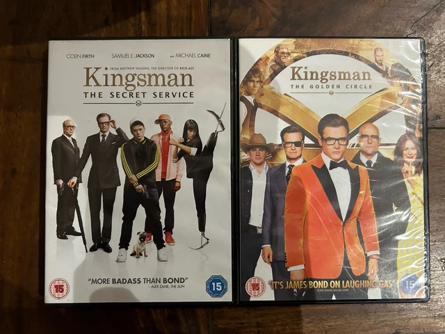 KINGSMAN 2-MOVIE COLLECTION DVD Samuel L. Jackson Secret Service ...