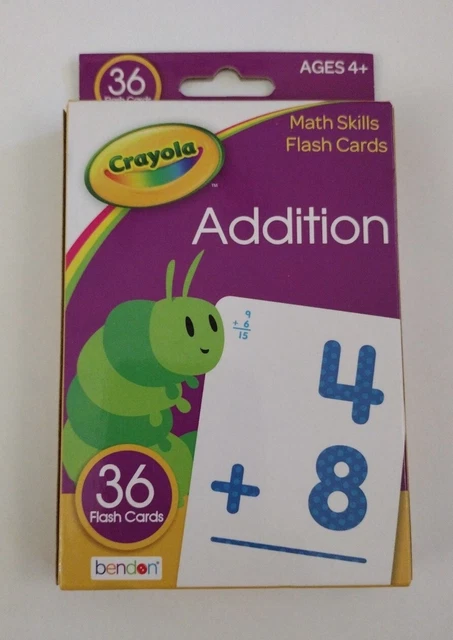 Addition Flash Cards Kindergarten