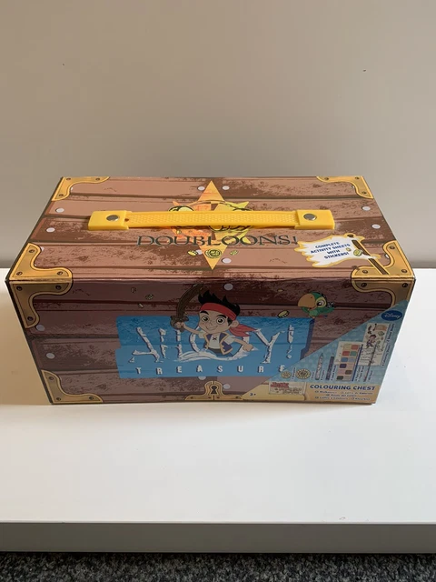 DISNEY JUNIOR JAKE And The Never Land Pirates Art Treasure Chest Box ...