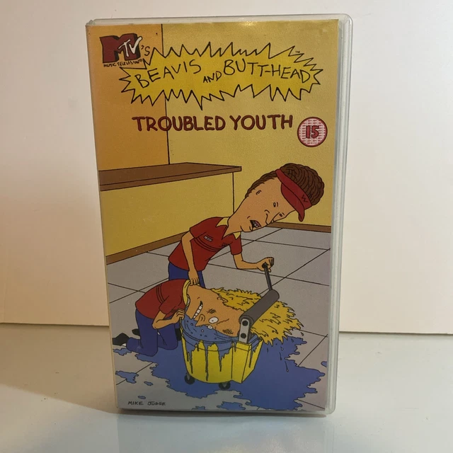 BEAVIS AND BUTTHEAD - Troubled Youth (VHS/SH, 1998) MTV Video £8.66 ...