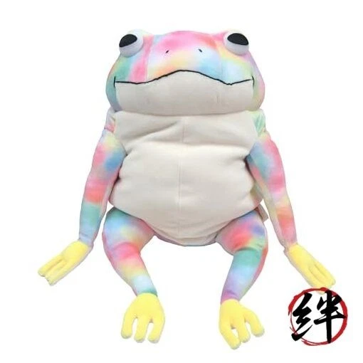 MOCHI SERIES RAINBOW (L) 22 × 22 × 30cm Peluche Animal Grenouille MOKR ...
