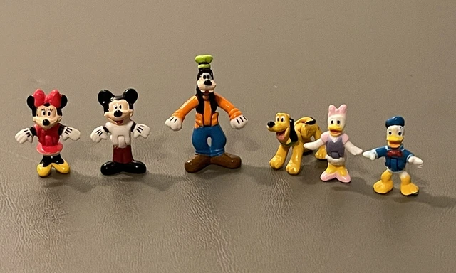 DISNEY WORLD MONORAIL Playset Mini Figures Characters Mickey Minnie ...