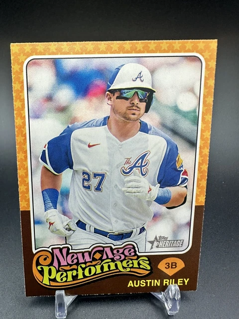 AUSTIN RILEY 2024 Topps Heritage New Age Performers #NAP-18 Atlanta ...
