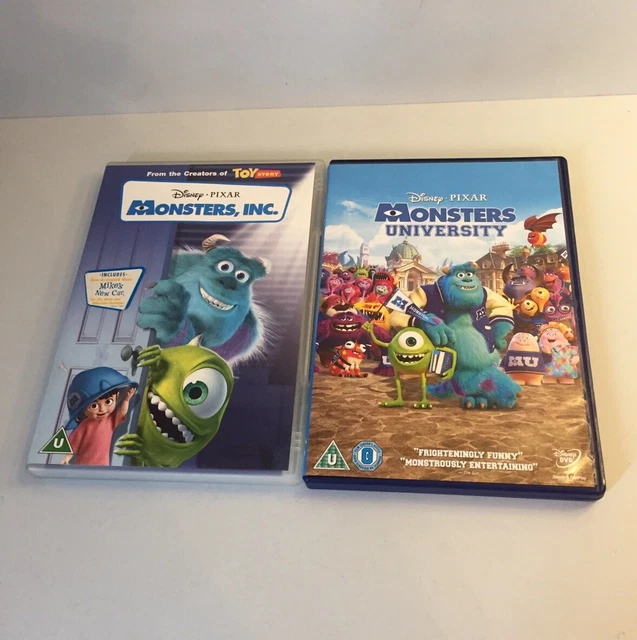 DISNEY PIXAR DVD Monsters Inc & Monsters University Bundle £5.00 ...
