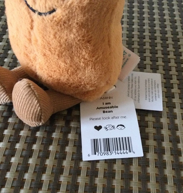 JELLYCAT I AM Amuseable Bean ; A6Bnn ; New With Tag £27.03 - PicClick UK