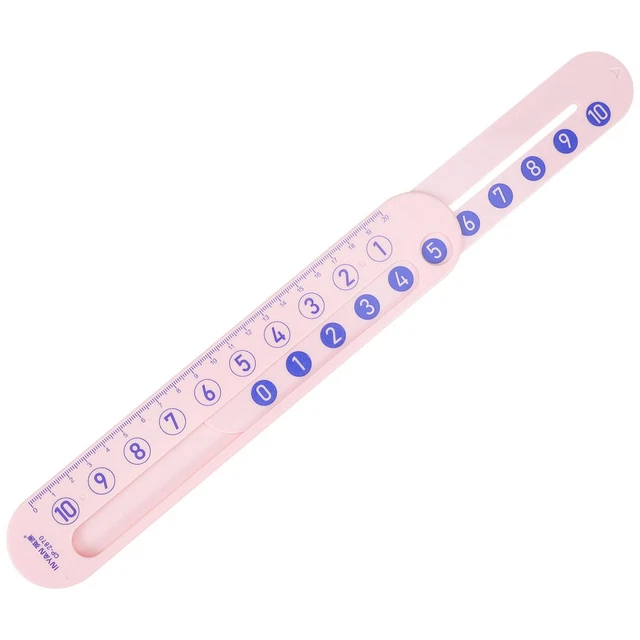 MATH LEARNING RULER Number Matching Ruler Addition Subtraction Ruler ...