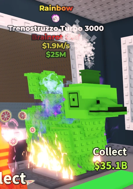 🟢ONLINE🟢🔥STEAL A BRAINROT | Roblox | Rainbow + Moon Trenostruzzo Turbo ...