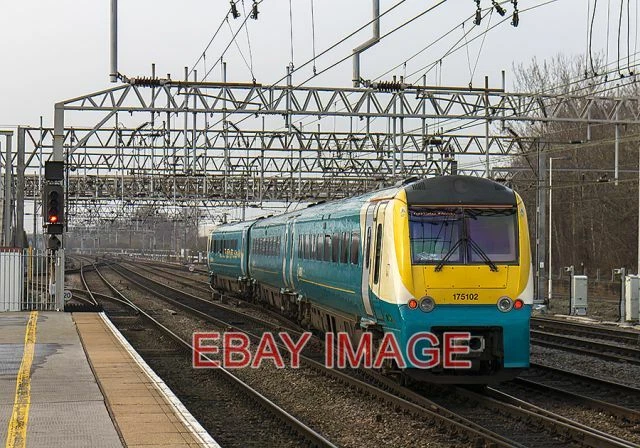 PHOTO ARRIVA Class 175 Dmu Departing From Crewe An Arriva Trains Wales ...