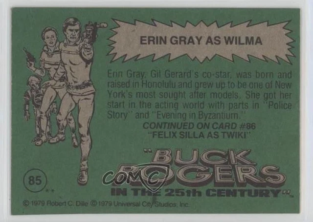 1979 TOPPS BUCK Rogers Erin Gray as Wilma #85 02td £5.56 - PicClick UK
