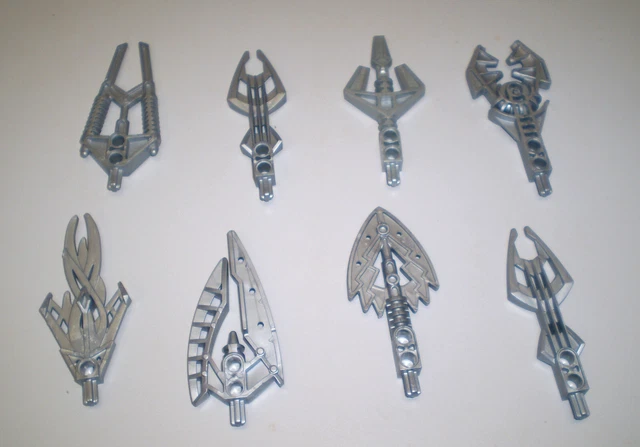 8 USED LEGO Technic Bionicle Weapons Staff of Disintegration Power ...