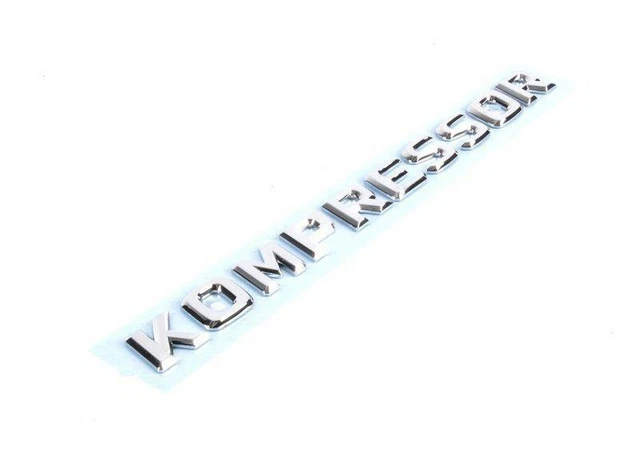 MERCEDES-BENZ KOMPRESSOR LOGO Lettering For SLK R170 Genuine New £52.18 ...