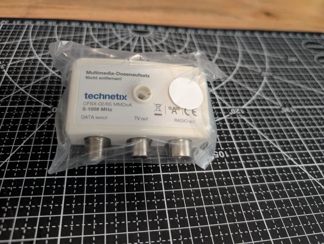 TECHNETIX MMDOA MULTIMEDIA-DOSEN-ADAPTER / Multimedia-Dosenaufsatz CFSX ...