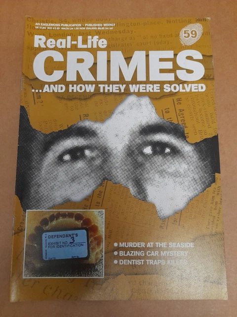 REAL LIFE CRIMES Magazine #59 - Murder at the Seaside £3.00 - PicClick UK