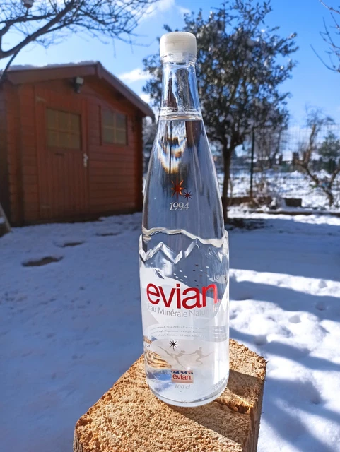 BOUTEILLE EVIAN 1 L 1994 pleine et scellée d'origine EUR 18,00 - PicClick FR