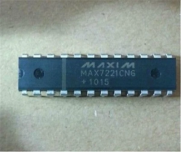 5PCS MAX7221CNG MAX7221 Maxim Drvr Dsply Led 8Dig 24-Dip New Ic iw $7. ...