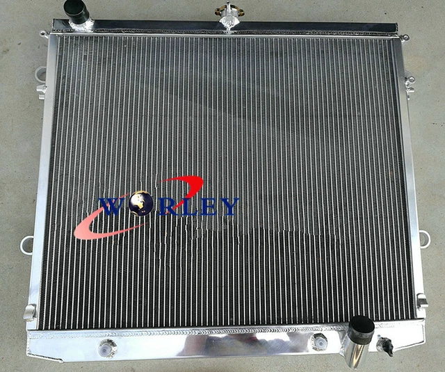 4 ROWS ALUMINUM radiator for Land Cruiser 200 Series 4.7L V8 Petrol ...