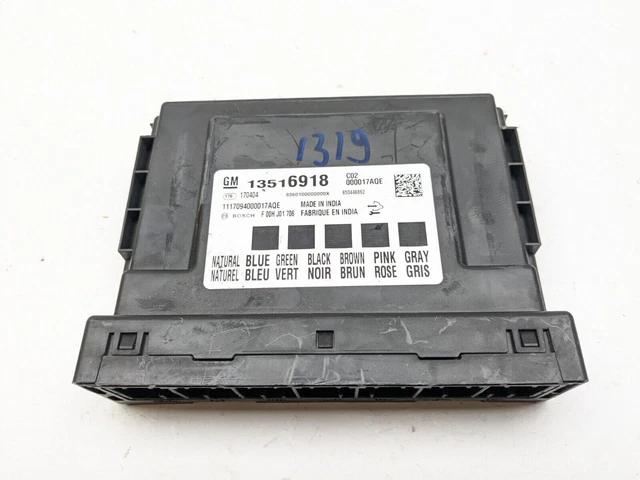 VAUXHALL INSIGNIA BCM Body Control Module Ecu 13516918 B Mk2 2017 £69. ...