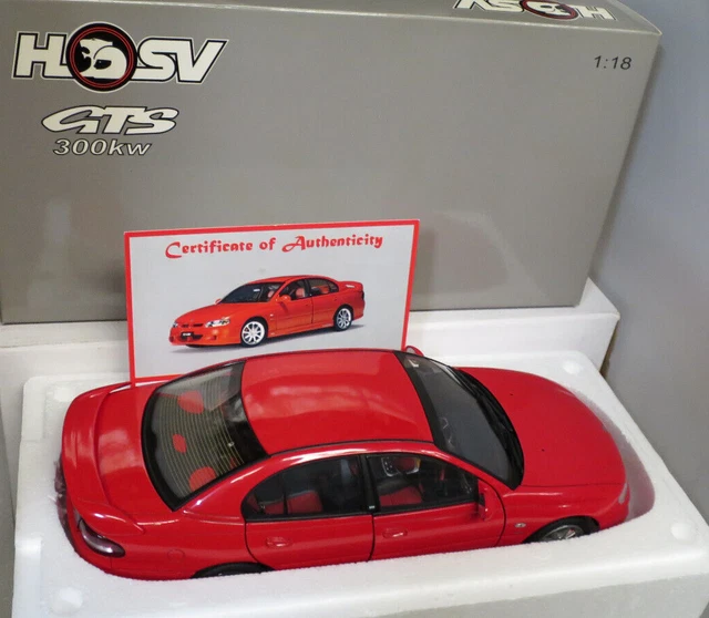 1/18 AUTOART BIANTE HOLDEN COMMODORE HSV VT2 GTS 300kw STING RED #73422 ...