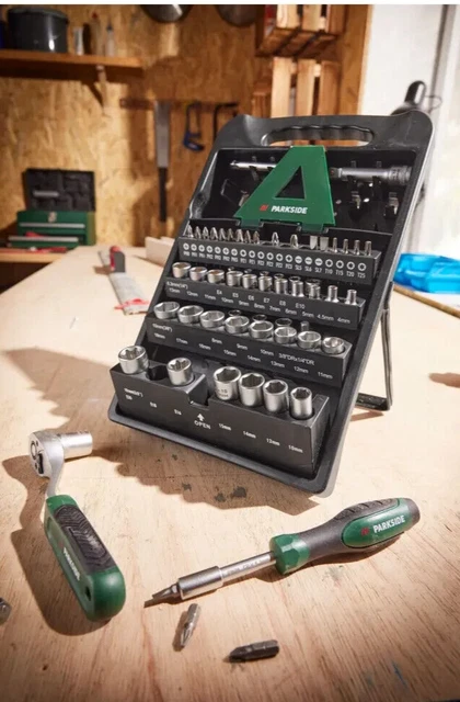 PARKSIDE SOCKET SET - 61 Piece Set | BRAND NEW IN CASE £19.99 - PicClick UK