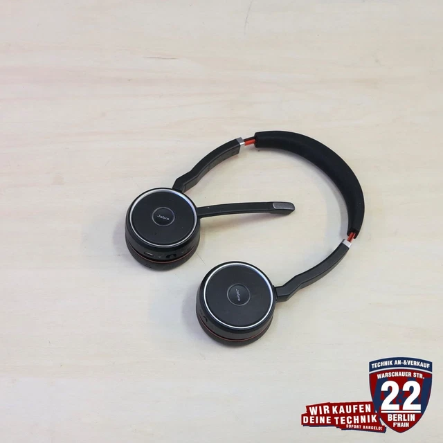 JABRA EVOLVE 75 SE HSC040WA Stereo On-Ear Bluetooth Headset Kopfhörer ...