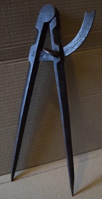 WW1 BRITISH MILITARY engineers dividers compass /i\ 6 marked date 1918 ...