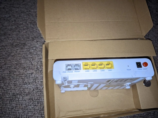 ZTE GPON ONT ZXHN F620 FOR UNIFI Modem 2017 Model £15.00 - PicClick UK