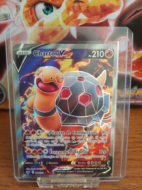 CARTE POKÉMON : Chartor V Full Art 2020 Épée & Bouclier 188/202 NM 🇲🇫 ...