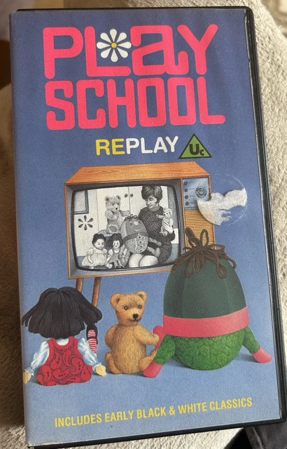 PLAYSCHOOL REPLAY - Bbc Vhs Video - Childrens / Vintage / Play School ...