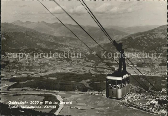 72313914 SEILBAHN GOLDECK Liesertal Spittal Millstaettersee Seilbahn ...