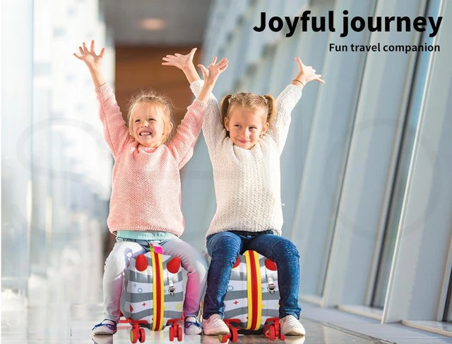 BOPEEP KIDS RIDE-ON Suitcase Scooter Children 2-In-1 Travel Rolling ...