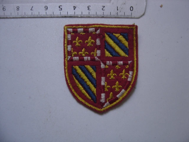 BOURGOGNE ECUSSON BRODE EMBROIDERED PATCH WAPPEN KAMM CRESTA STEMMA ...