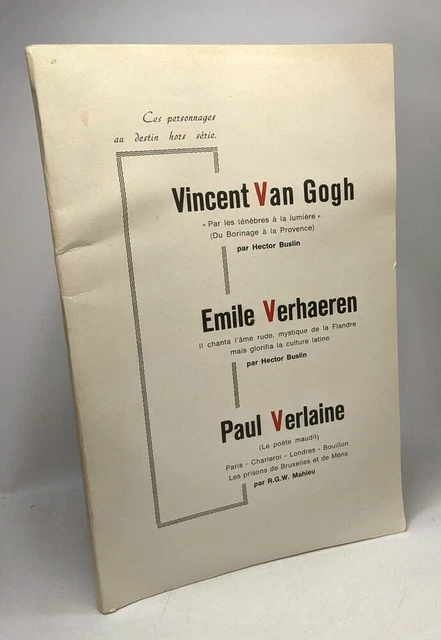 CES PERSONNAGES AU destin hors série - Vincent Van Goch; Emile ...