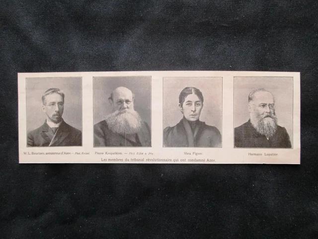 IL TRIBUNALE RIVOLUZIONARIO che ha condannato Evno Azef Stampa del 1909 ...