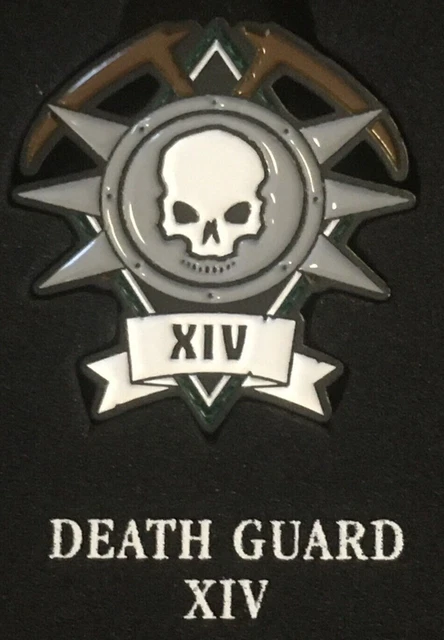 DEATH GUARD HORUS Heresy Legion Badge-Pin-OOP-Space Marine-Warhammer ...