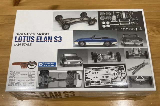 GUNZE SANGYO LOTUS Elan S3 1/24 G-229:4000 New and Sealed £89.10 - PicClick UK