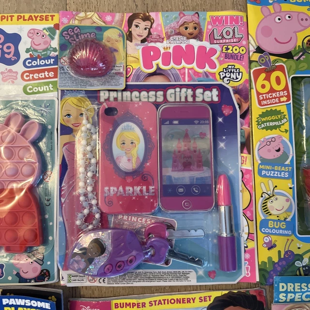 LOT OF 6 Kids Activity Magazines,peppa Pig,pink,moana & Friends,frozen ...