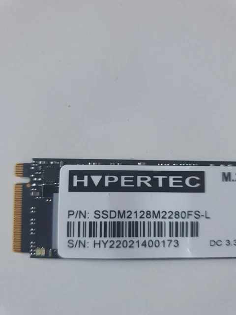 SSD HYPERTEC FIRESTORMLITE 128 GB M.2 2280 NVMe PCIe Gen 3x4; llave M EUR 37,84 - PicClick ES