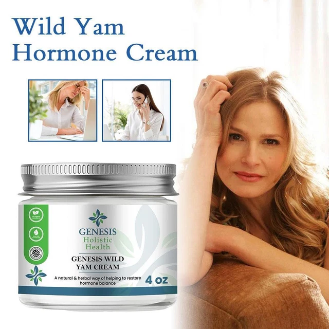 GENESIS WILD YAM Hormone Cream, Natural-Organic 4 oz. J3K2 χο [_ Z3O2 ...