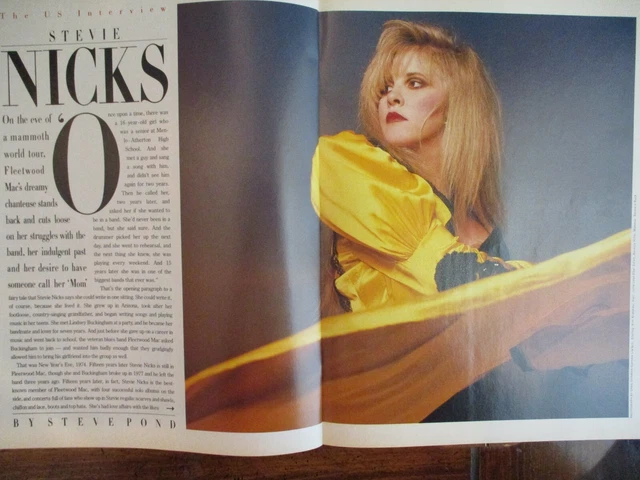JULY 9, 1990 US Maga(STEVIE NICKS/SHARON STONE/DELTA BURKE/ARNOLD ...