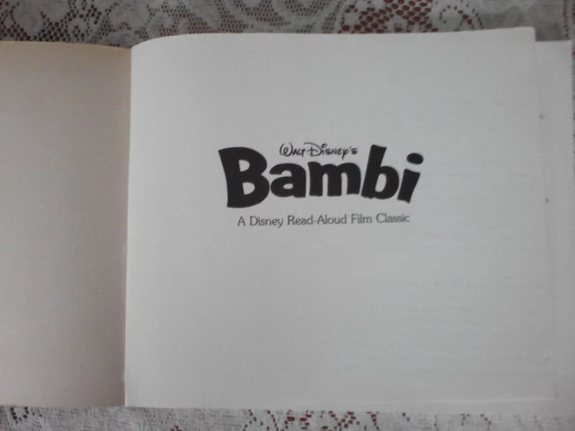 WALT DISNEY BAMBI - Read-Aloud Classic Book - 1984 Edition £1.00 ...