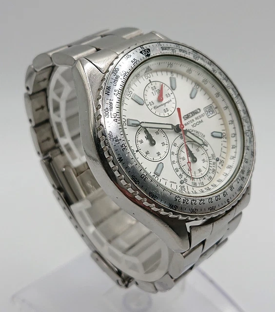 SEIKO CHRONOGRAPH V657-8120 Quartz Men's Watch (Battery Replaced) $214. ...