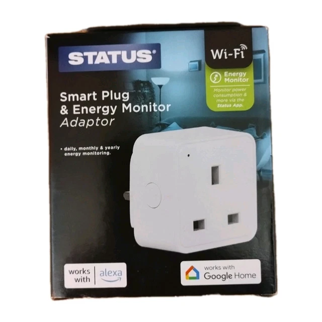 STATUS SMART PLUG & Energy Monitor Adapter White Brand New £9.95 ...