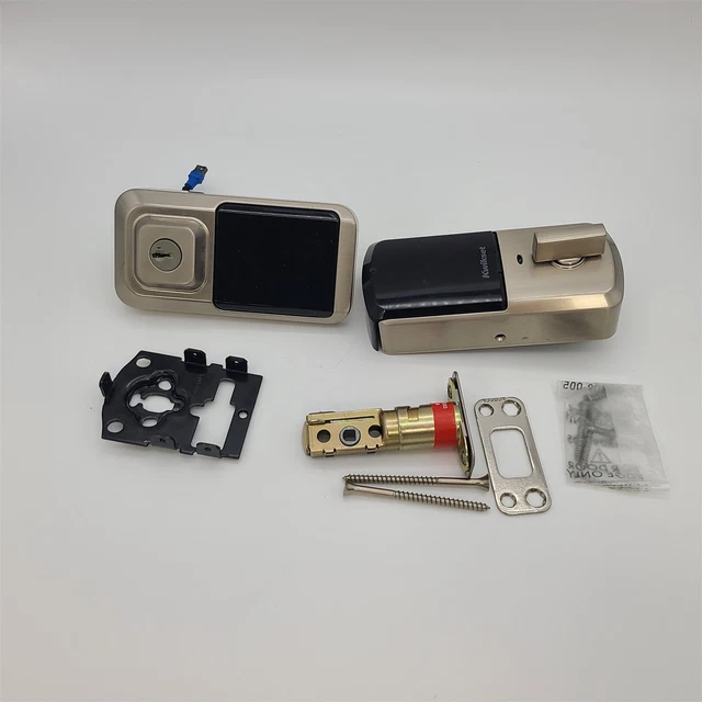 KWIKSET HALO WI-FI Smart Lock Keyless Entry, Auto-Unlock, Satin Nickel ...