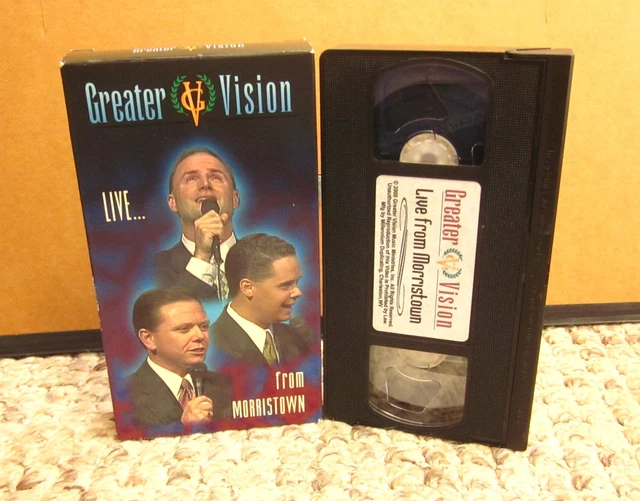 GREATER VISION LIVE From Morristown VHS southern gospel trio My Name is ...