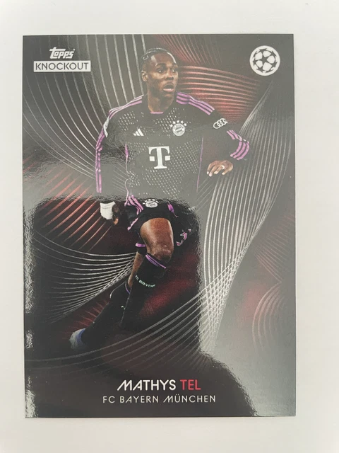 TOPPS KNOCKOUT 2023/24 UCL Mathys Tel EUR 0,92 - PicClick FR
