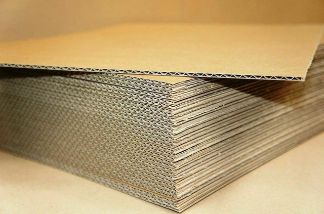 1000MM X 1200MM Cardboard Corrugated Sheets Board Pallet Layer Pads Qty ...